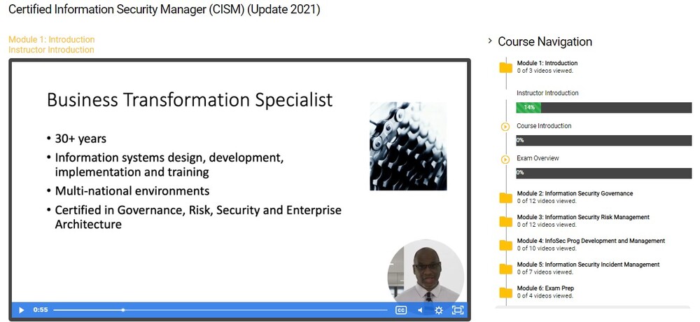CISM Training Course Online | Top Rated | Dooey